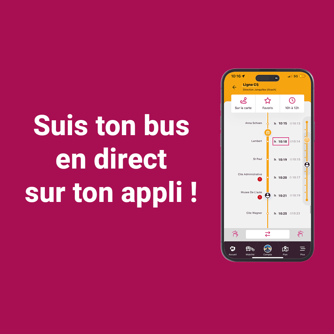 Tu peux suivre ton bus en direct sur ton appli 🚌 | Compte Mobilité
